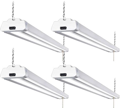 4 Ft Led Shop Lights With Plug In Cord
