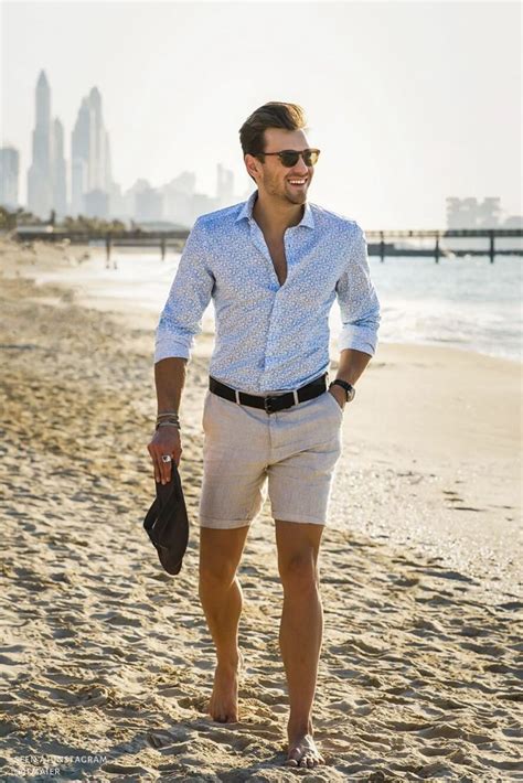 Casual Chic Männeroutfit für den Sommer mit Shorts und Hemd in 2020