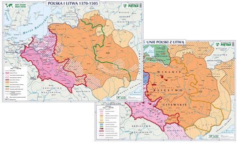 Polska I Litwa Za Jagiellonów Mapa