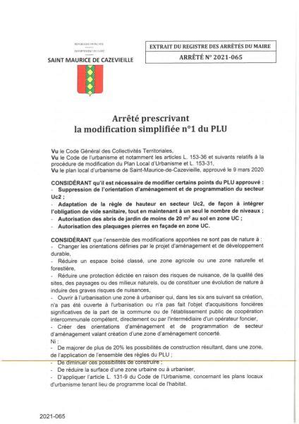 Modification Simplifi E N Du Plu Mise Disposition Du Public