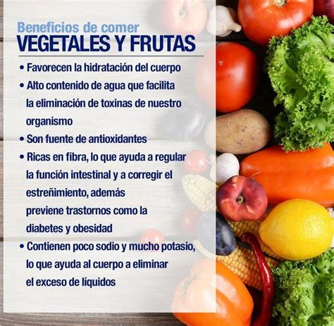 Beneficios De Comer Vegetales Y Frutas Jugos Saludables Beneficios