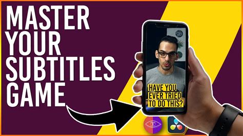 Workflow HACK For Subtitles In DaVinci Resolve 18 YouTube