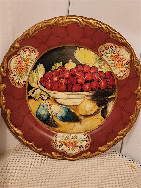 10 Plate Raymond Waites Melons Cherries Decorative Etsy