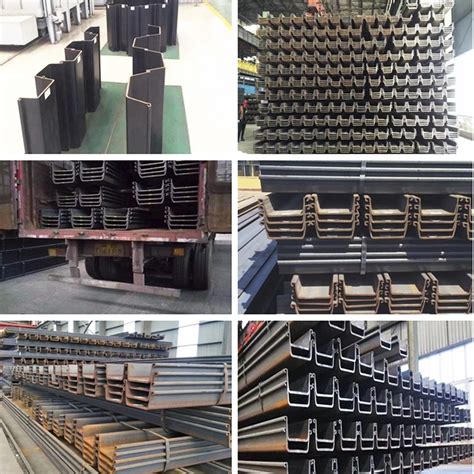 China Hot Rolled SY390 Pile Sheet 400x100x10 5mm U Shaped Type 2 SY295