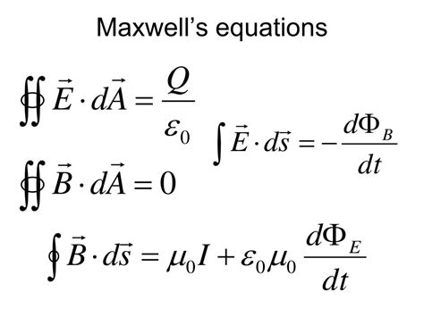ppt maxwell s equations powerpoint presentation free download id 1473460