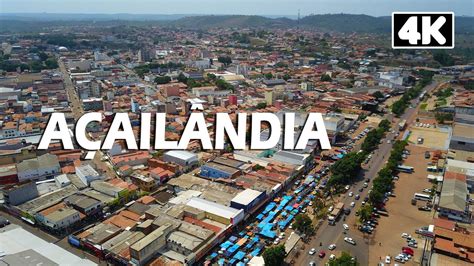AÇAILÂNDIA VISTA DE CIMA 4K YouTube