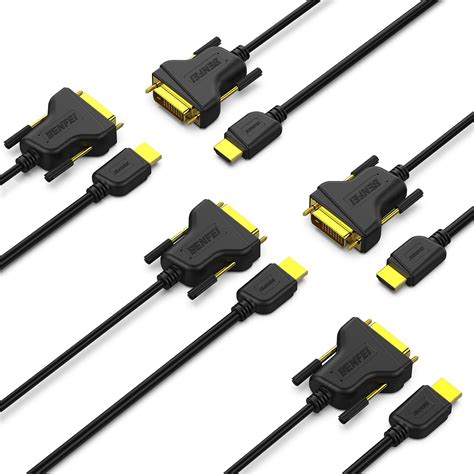 Amazon BENFEI HDMI To DVI 5 Pack HDMI To DVI Cable Bi Directional
