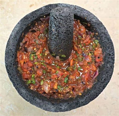 Molcajete Roasted Salsa Roasted Tomato and Jalapeño Salsa