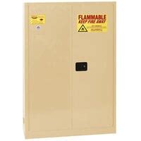 Eagle Manufacturing 4510X Yellow Flammable Liquid Cabinet With 2 Self