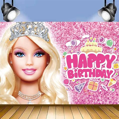 NEW Barbie Princess Birthday Theme Backdrop Banner Party Decoration