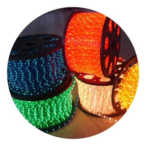 Manguera Tira Led Metros Exterior Colores Navidad Pack