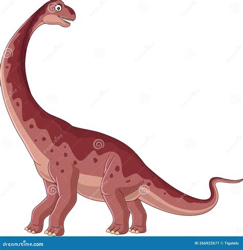 Cartoon Brontosaurus Dinosaur Diplodocus The Highest Dino In Comic