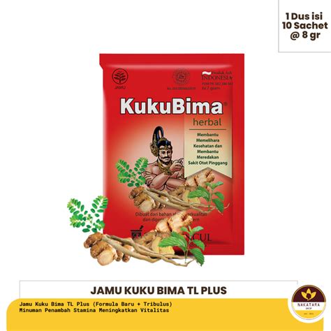 Jual Jamu Kuku Bima Tl Plus Tribulus Sido Muncul Serbuk Isi Sachet
