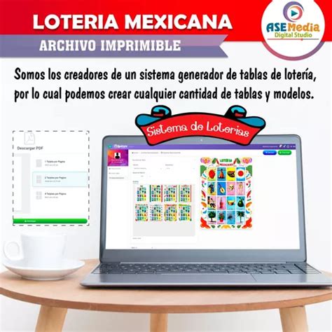 Loter A Mexicana Para Imprimir Tablas Archivo Cartas Pdf En Venta En