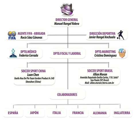 Soccersport International Presentaci N Y Organigrama