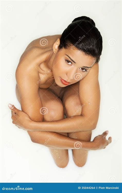 Mujer Desnuda Atractiva Visión Inicial Foto de archivo Imagen de