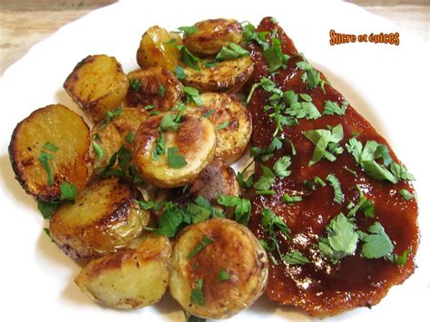 Escalopes De Porc Avec Des Pommes De Terre Au Four Sucreetepices