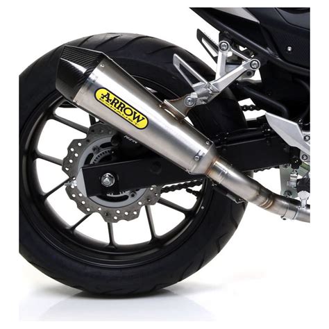 Silencieux X KONE ARROW 71804XKI Nichrom Inox Embout Carbone Pour Honda