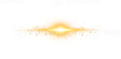 d or embrasé lumière effets isolé sur transparent Contexte solaire