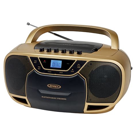 Buy Jensen Stereo Cd Portable Bluetooth Home Audio Cd Cassette