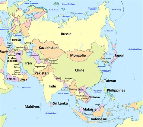 Quels Sont Les Pays D Asie