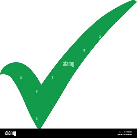 Green Check Mark Icon Tick Symbol In Green Color Vector Illustration