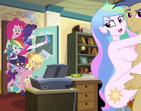 Rule 34 Age Difference Applejack Mlp Being Watched Breasts Busted