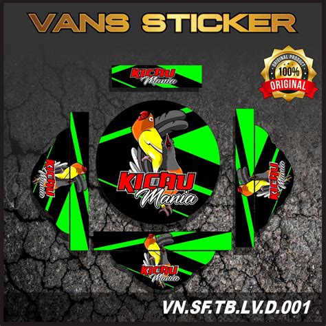 Jual Stiker Tebok Lovebird Decal Sangkar Burung Bnr Ebod Lovebird