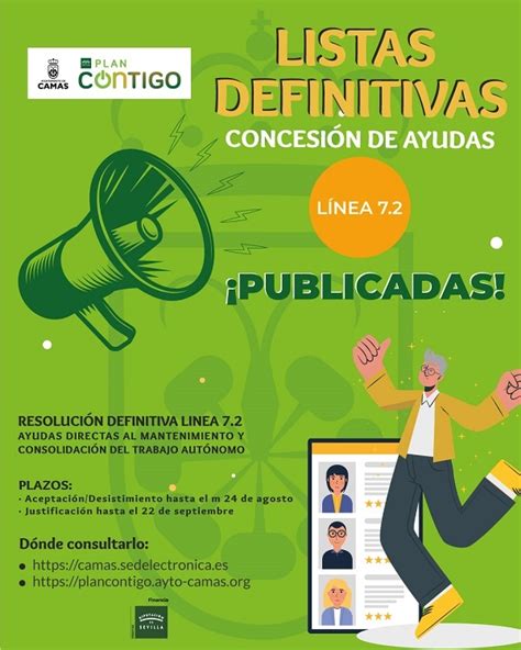 Publicada la Resolución Definitiva de la Línea 7 2 de Ayudas Directas