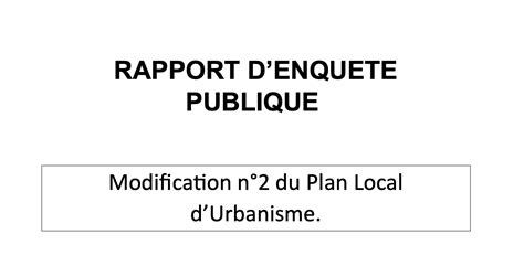 Modification n2 du Plan Local dUrbanisme PLU Mairie de Val d Isère