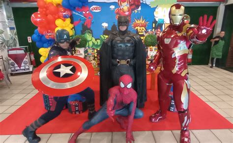 Os nossos Super Heróis marcaram presença no Aniversário do Francisco no