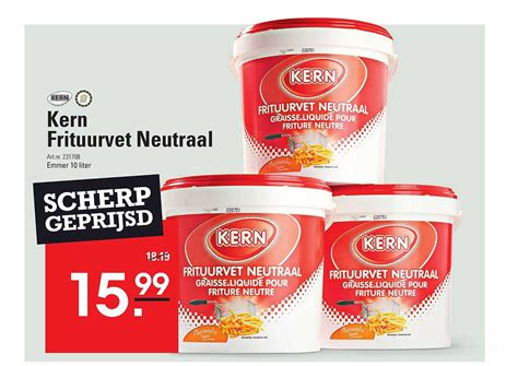 Kern Frituurvet Neutraal Aanbieding Bij Sligro Folders Nl