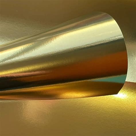 Papel Lamicote G A Cor Ouro Pacote Folhas Jm Embalagens P