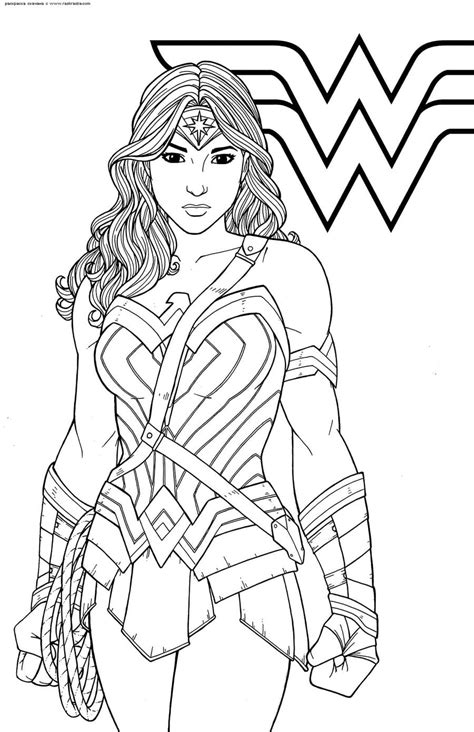 Wonder Woman Ausmalbilder