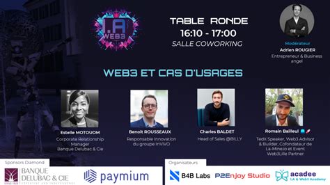 Table Ronde Web3 et cas dusages Le salon dédié à l Intelligence