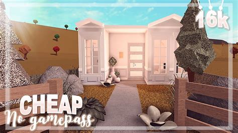 Bloxburg Blush No Gamepass House K House Build Youtube
