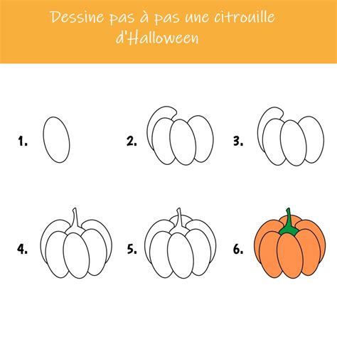 Comment Dessiner Une Citrouille D Halloween