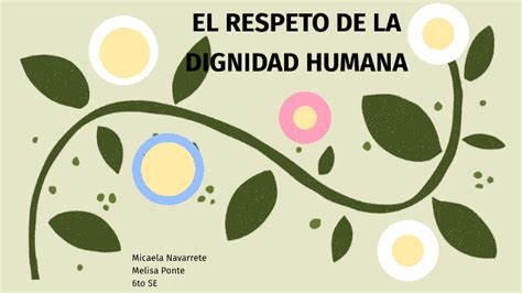 El Respeto De La Dignidad Humana By Meli Ponte On Prezi
