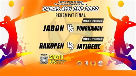 Live Volleyball Padas Ayu Cup Perempat Final Sep Desa Nglampin