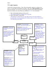 Module Six Lesson Two Completion Assignment Graphic Organizer