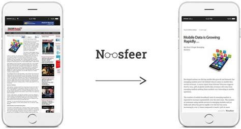 Noosfeer para leer artículos de forma simplificada
