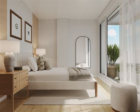 Dormitorio princpal de las futuras viviendas de la nueva promoción