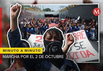 Marcha 2 de octubre 2023 en CdMx EN VIVO Últimas noticias HOY Grupo