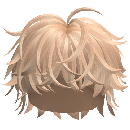 Blonde Fluffy Messy Hair Roblox