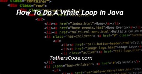 How To Do A While Loop In Java