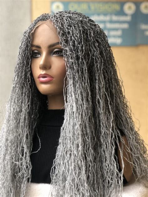 Braided Wig Micro Senegalese Twist 20 Inches Deeja Wigs Braided