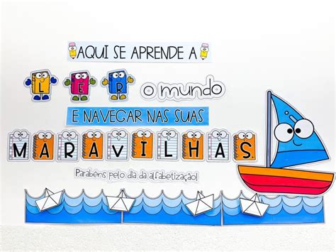 PAINEL DIA DA ALFABETIZAÇÃO Pulos DIDÁTICOS