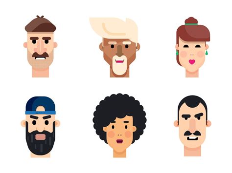 Flat Character Illustrations 1st Attempt Illustration Character