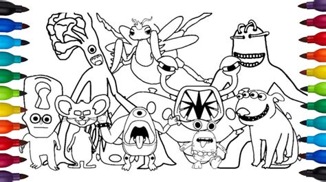Garten Of Banban Chapters Coloring Pages How To Color Garten Of