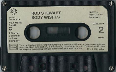 Rod Stewart Body Wishes Cass Album Akerrecords Nl